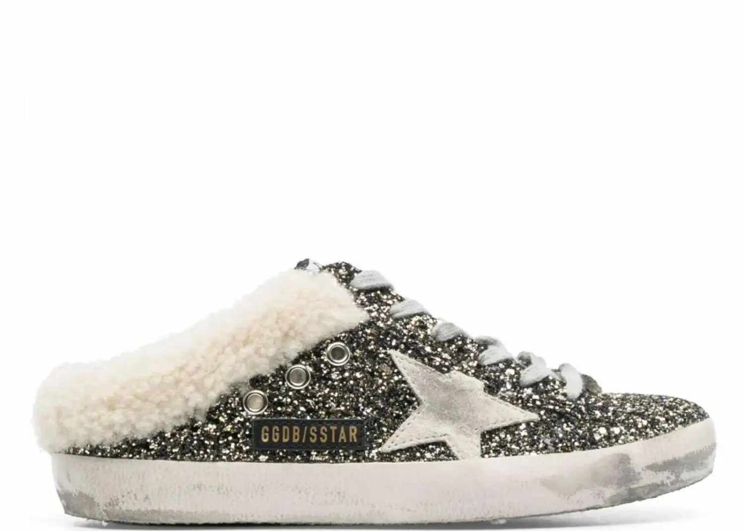 Golden Goose Super-Star Sabot Glitter Shearling (W) - GWF00110.F000296 ...