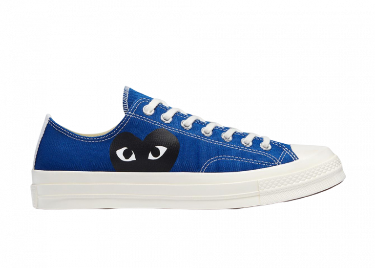 Converse Comme des Garçons PLAY x Chuck 70 Low Blue Quartz - 171848C ...