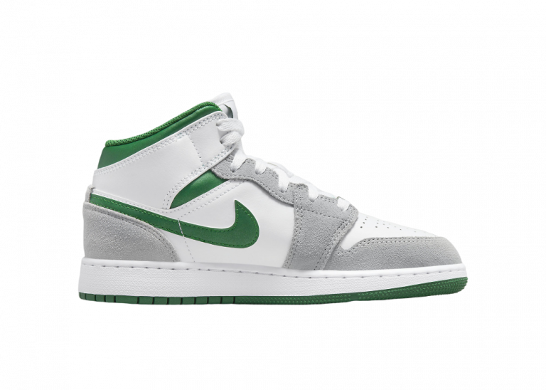 Nike Air Jordan 1 Mid SE White Pine Green (GS) - DC7248-103 | Sneaker Baker