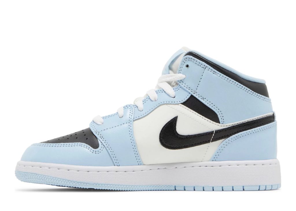 Nike Air Jordan 1 Mid Ice Blue (GS) - 555112-401 | Sneaker Baker