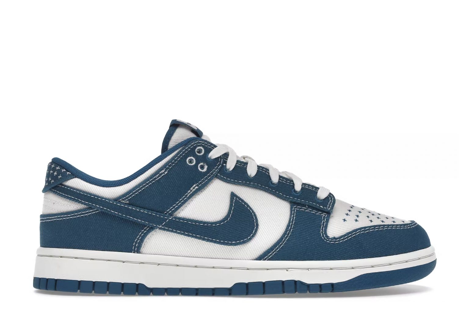 Nike Dunk Low Industrial Blue Sashiko - DV0834-101 | Sneaker Baker