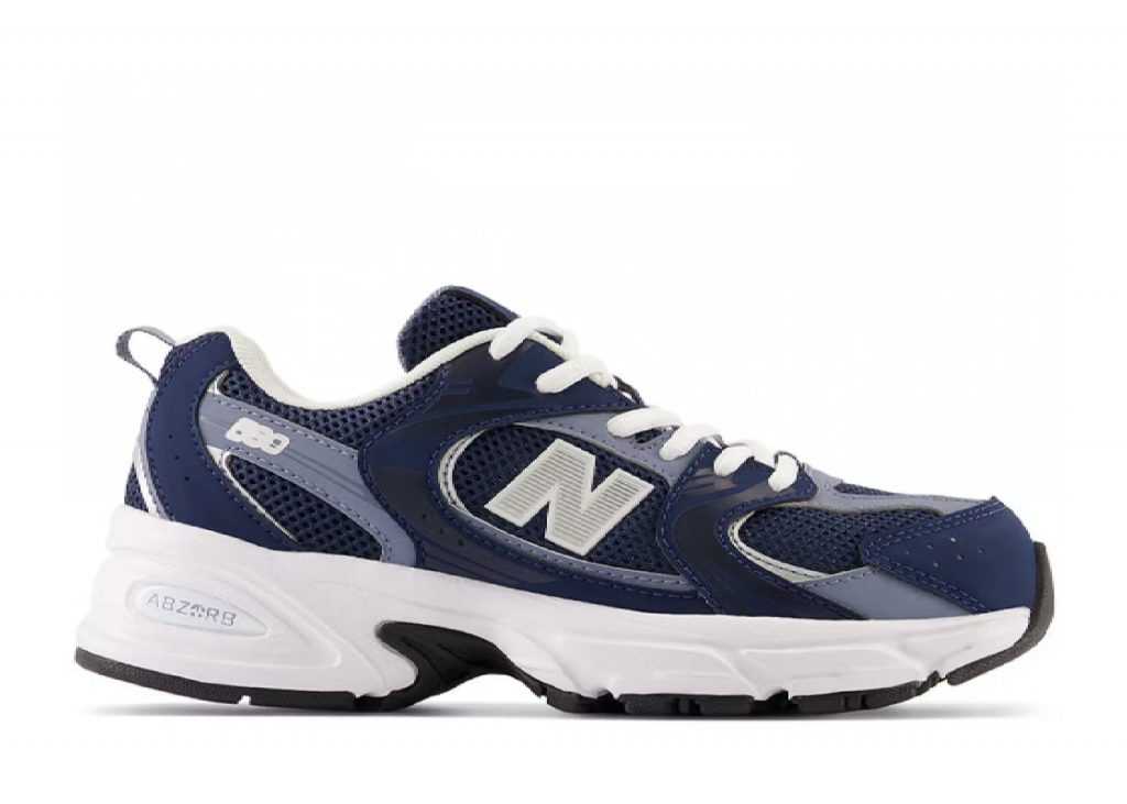New Balance 530 White Silver Metallic Black - MR530LB | Sneaker Baker