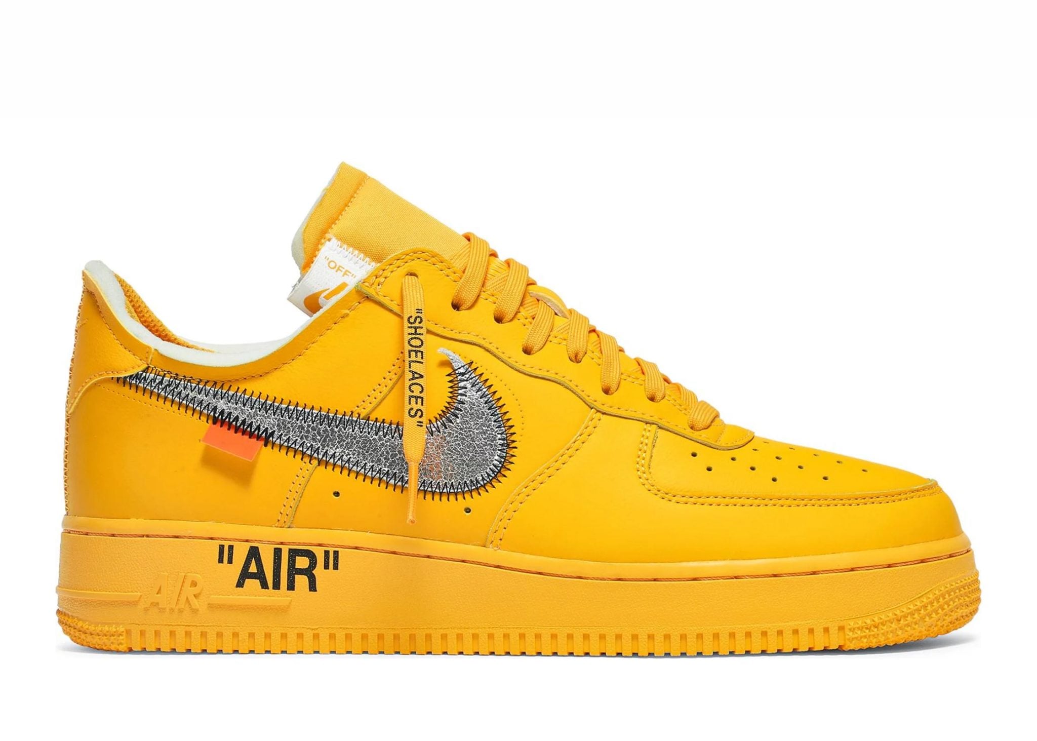 Nike Air Force 1 Low Off-White ICA University Gold - DD1876-700 ...