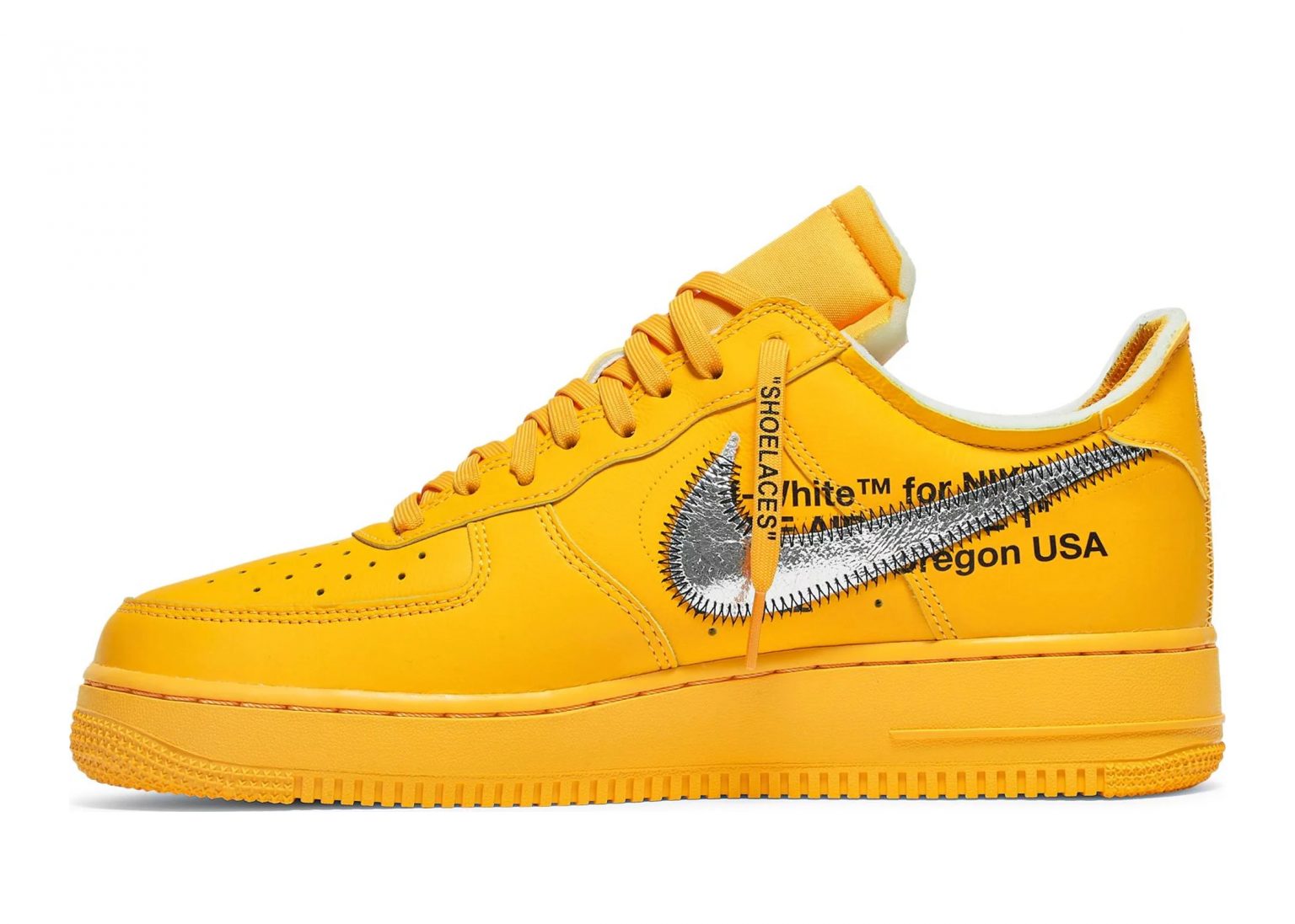 Nike Air Force 1 Low Off-White ICA University Gold - DD1876-700 ...