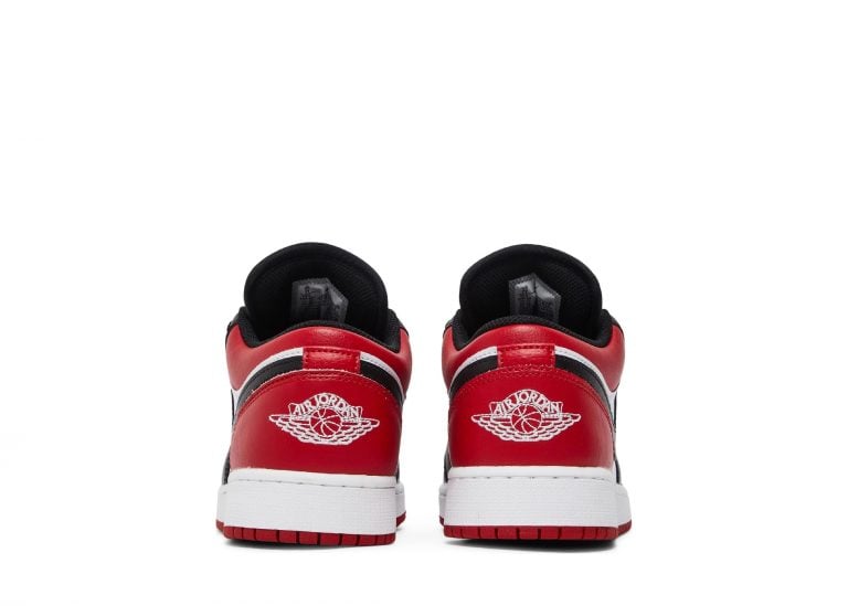 Nike Air Jordan 1 Low Bred Toe (GS) - 553560-612 | Sneaker Baker