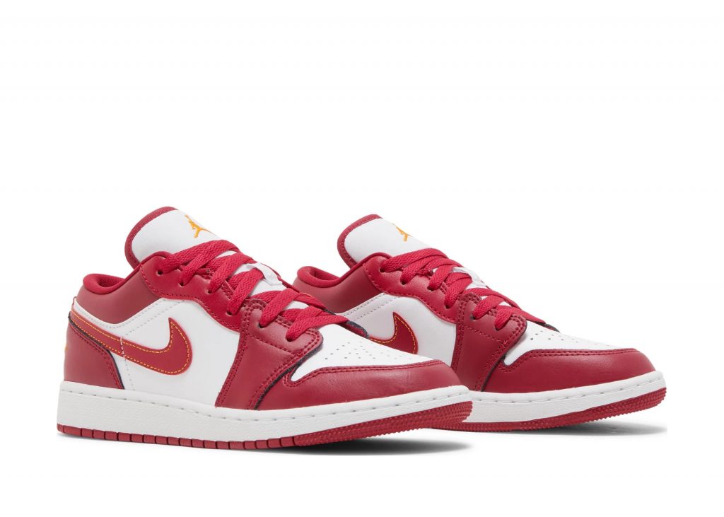 Nike Air Jordan 1 Low Cardinal Red (GS) - 553560-607 | Sneaker Baker