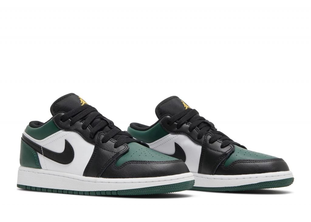 Nike Air Jordan 1 Low Green Toe (GS) - 553560-371 | Sneaker Baker