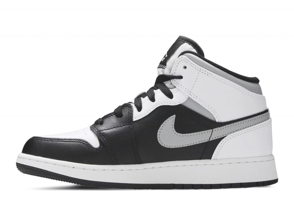 Nike Air Jordan 1 Mid White Shadow (GS) - 554725-073 | Sneaker Baker