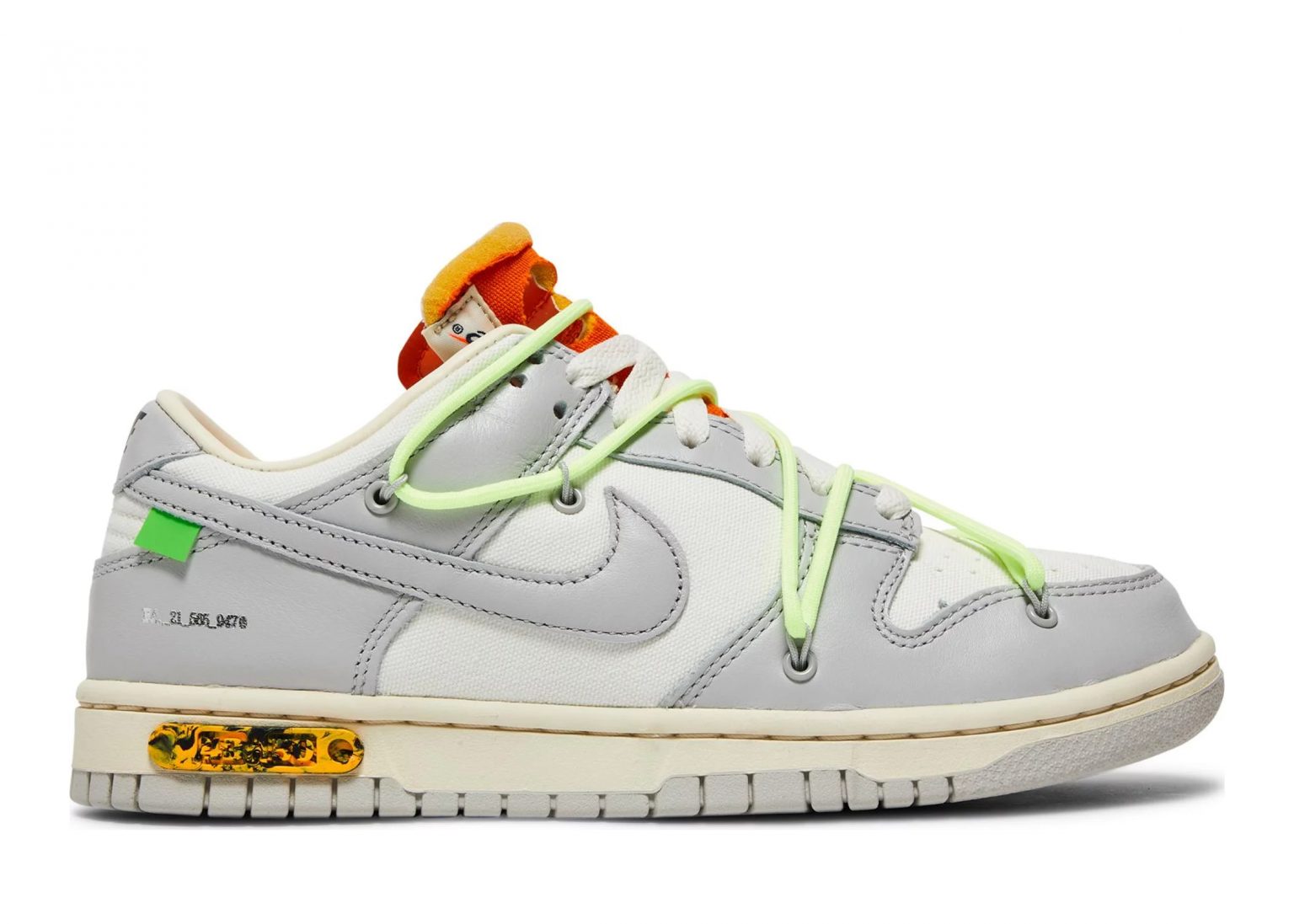 Nike Dunk Low Off-White Lot 43 - DM1602-128 | Sneaker Baker