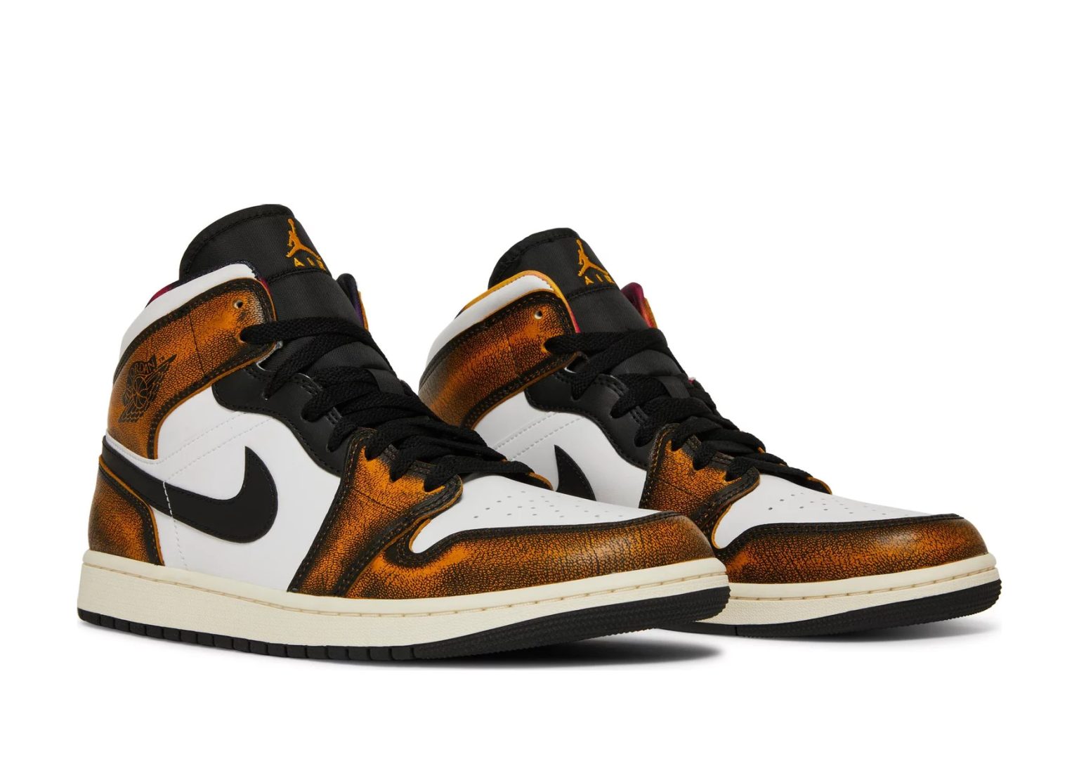 Nike Air Jordan 1 Mid SE Orange Wear Away - DQ8417-071 | Sneaker Baker