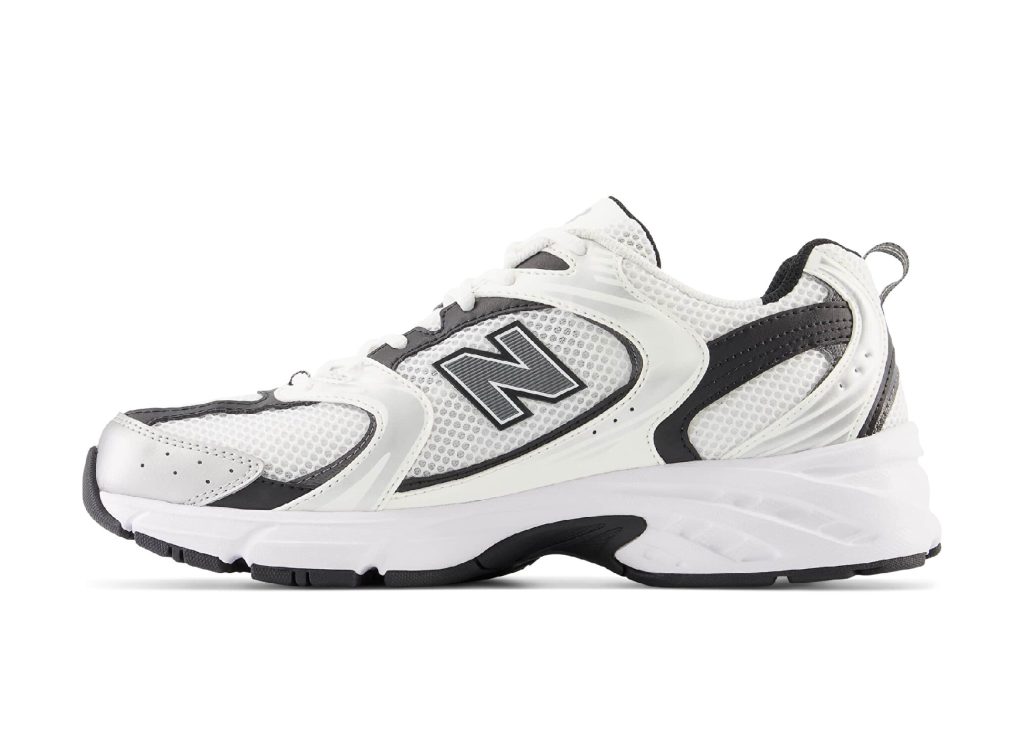 New Balance 530 White Silver Metallic Black - MR530LB | Sneaker Baker