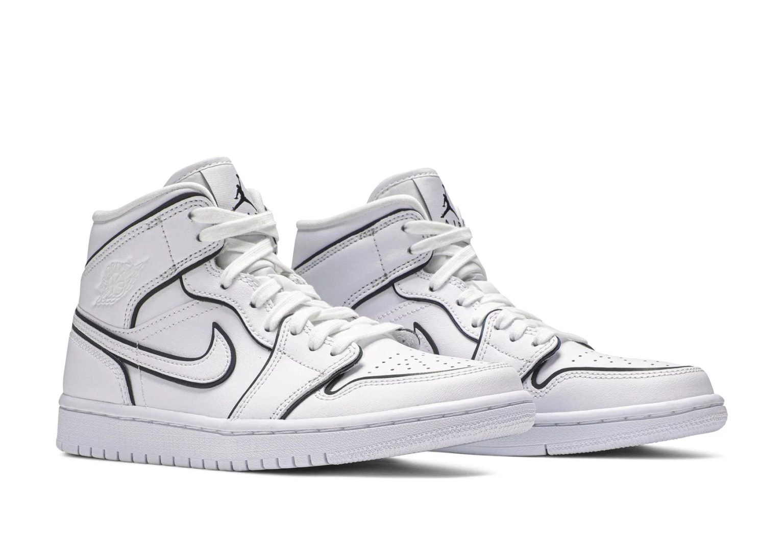 Nike Air Jordan 1 Mid Iridescent Reflective White (W) - CK6587-100 ...