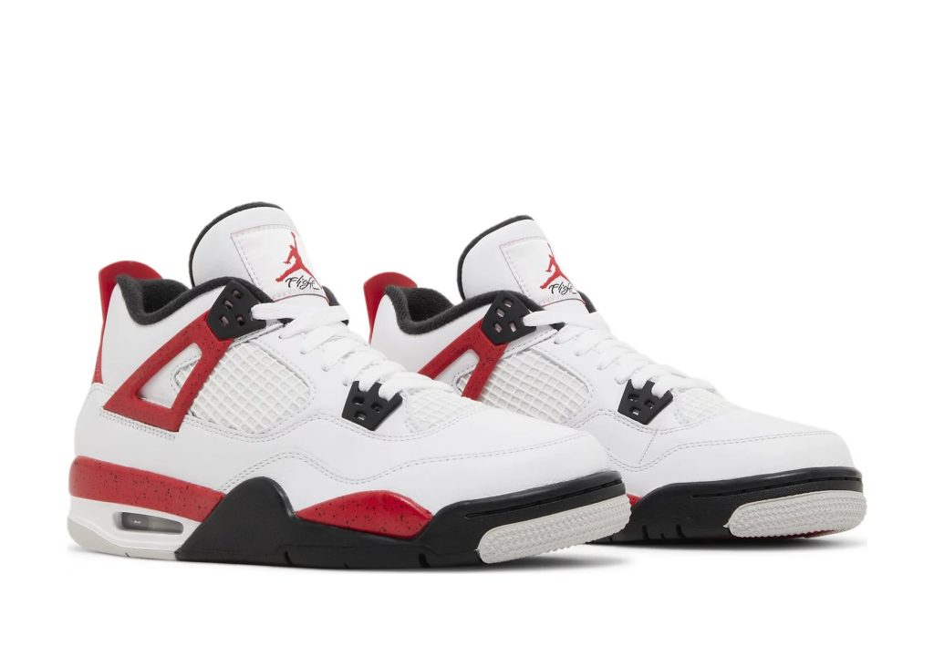 Nike Air Jordan 4 Retro Red Cement (GS) - 408452-161 | Sneaker Baker