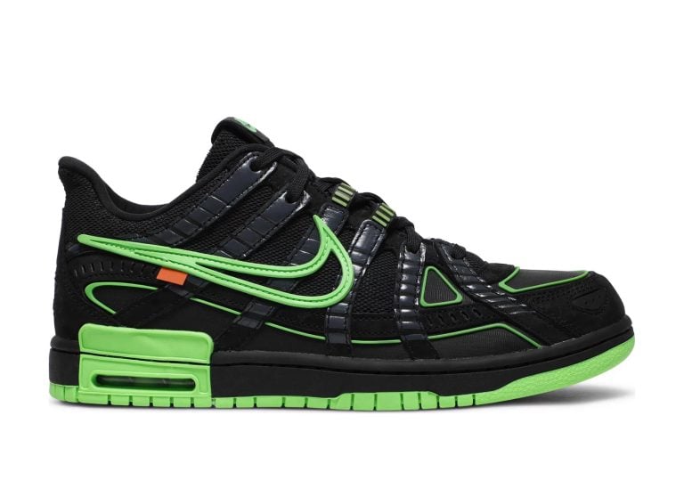 Nike Air Rubber Dunk Off-White Green Strike - CU6015-001 | Sneaker Baker