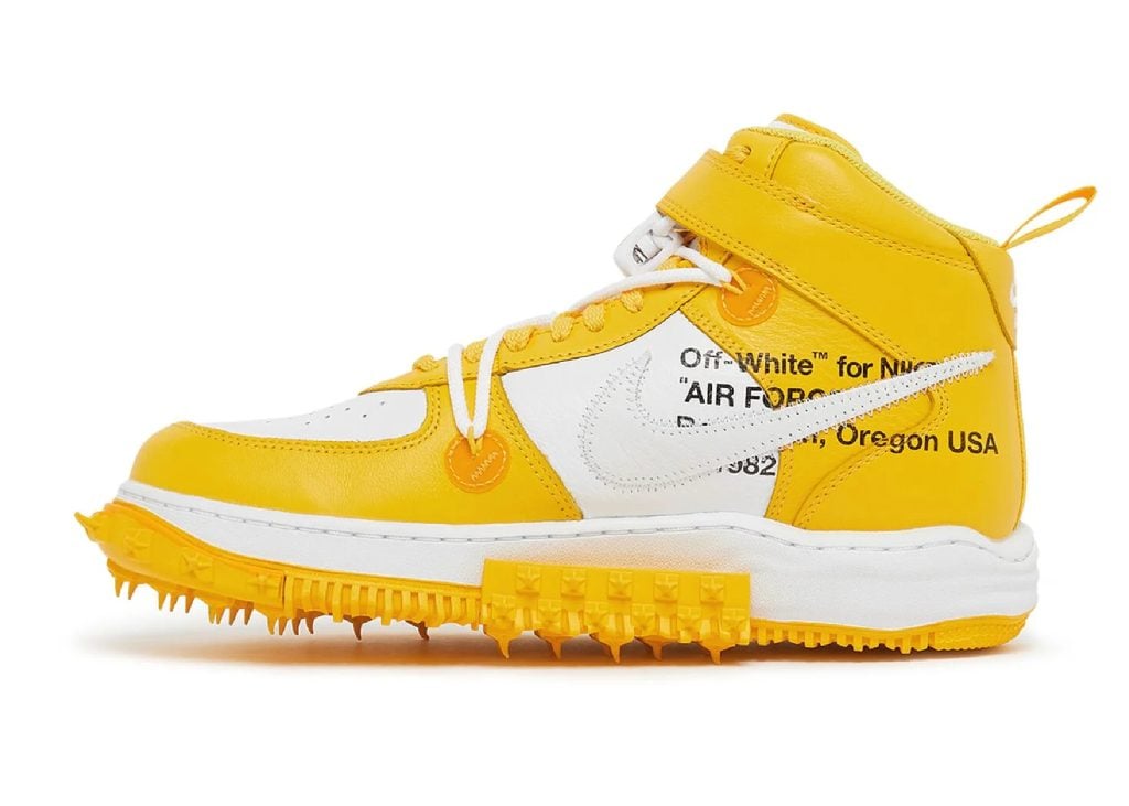 Nike Air Force 1 Mid SP Off-White Varsity Maize - DR0500-101 | Sneaker ...