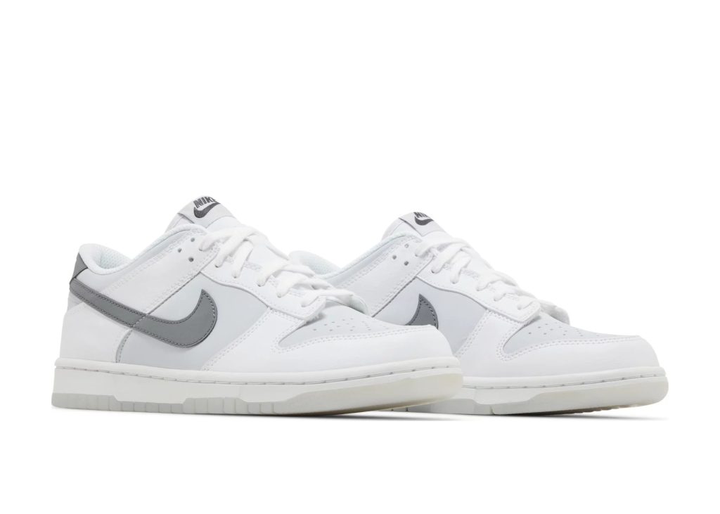 Nike Dunk Low Reflective Swoosh White (GS) - FV0365-100 | Sneaker Baker