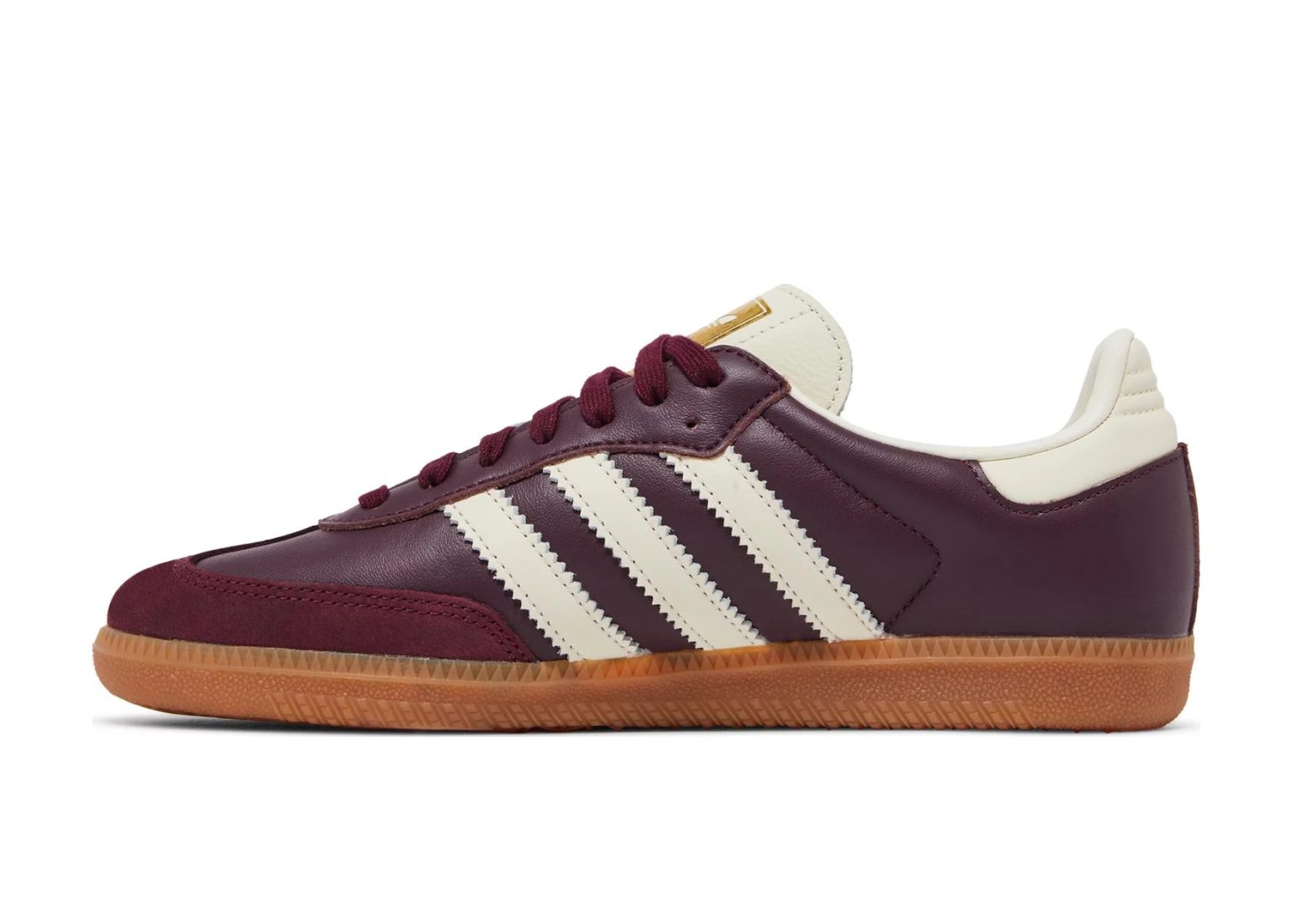 adidas Samba OG Maroon Gold Metallic - ID0477 | Sneaker Baker