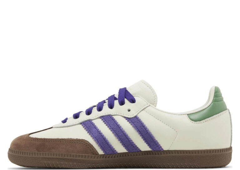 adidas Samba OG Off White Core Purple Green Brown (W) - ID8349 ...