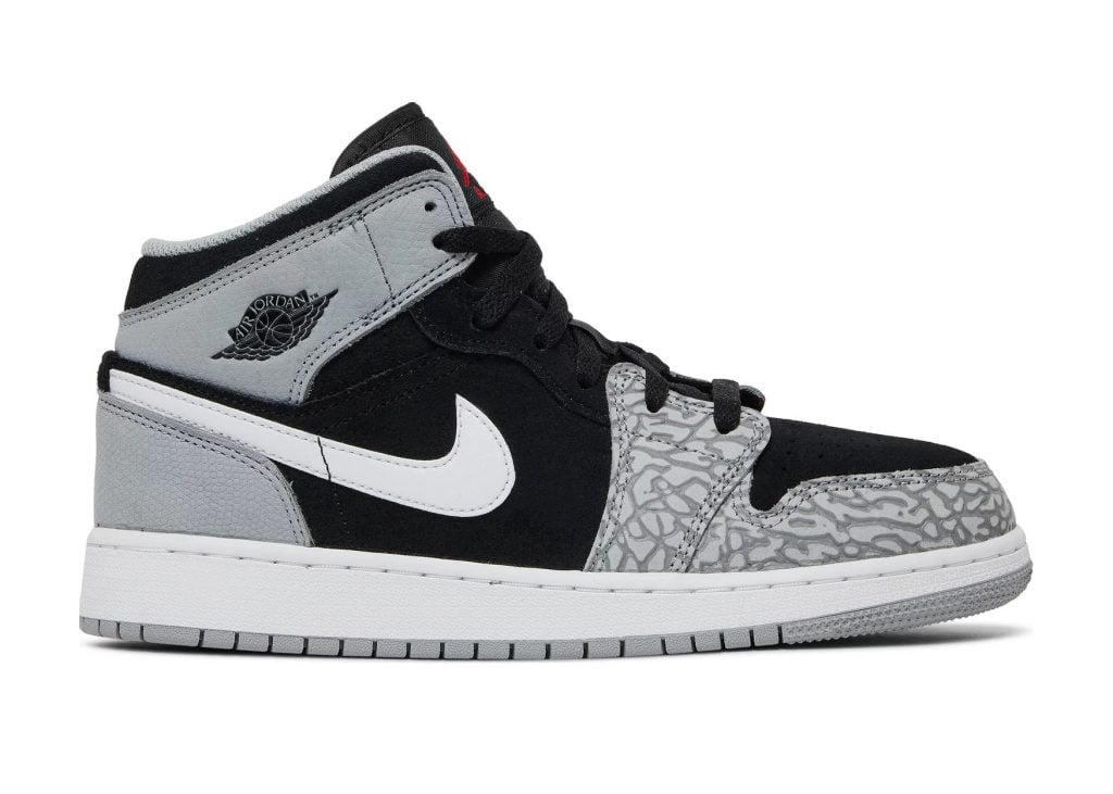 Nike Air Jordan 1 Mid Elephant Print (GS) - DM6216-016 | Sneaker Baker