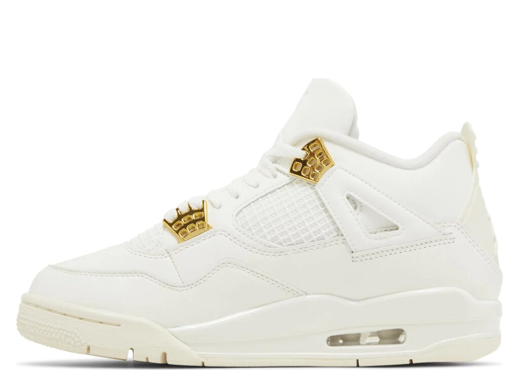 Nike Air Jordan 4 Retro Metallic Gold (W) - AQ9129-170 | Sneaker Baker