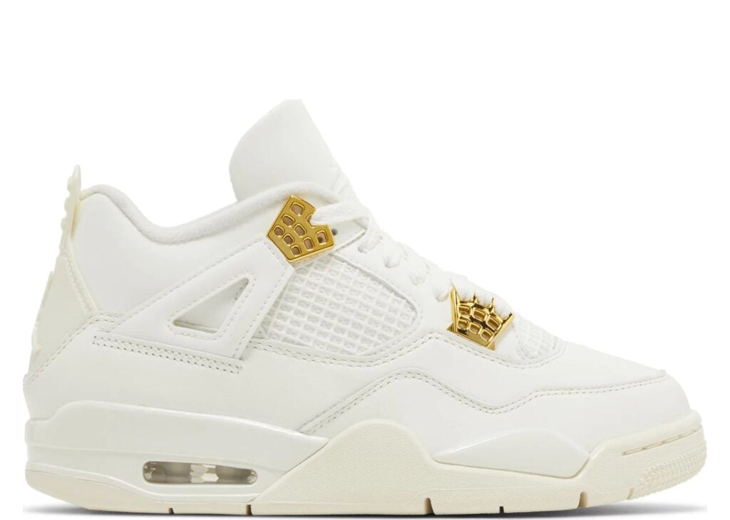 Nike Air Jordan 4 Retro Metallic Gold (W) - AQ9129-170 | Sneaker Baker