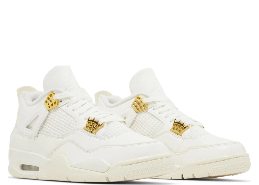 Nike Air Jordan 4 Retro Metallic Gold (W) - AQ9129-170 | Sneaker Baker