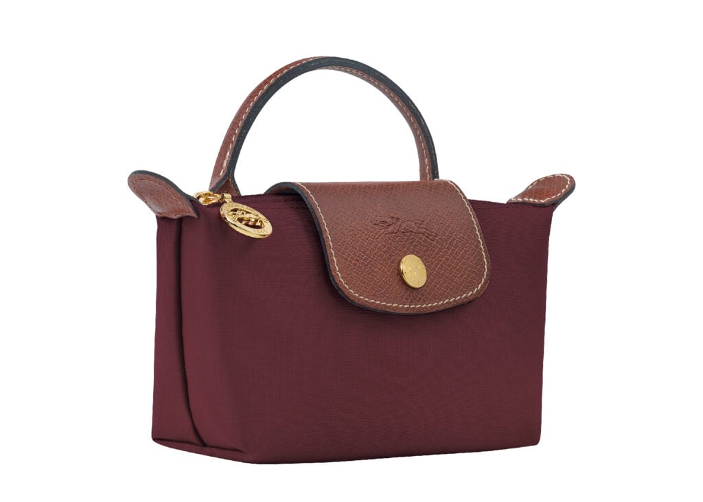 Longchamp Le Pliage Original Pouch With Handle Burgundy - 34175089P87 ...