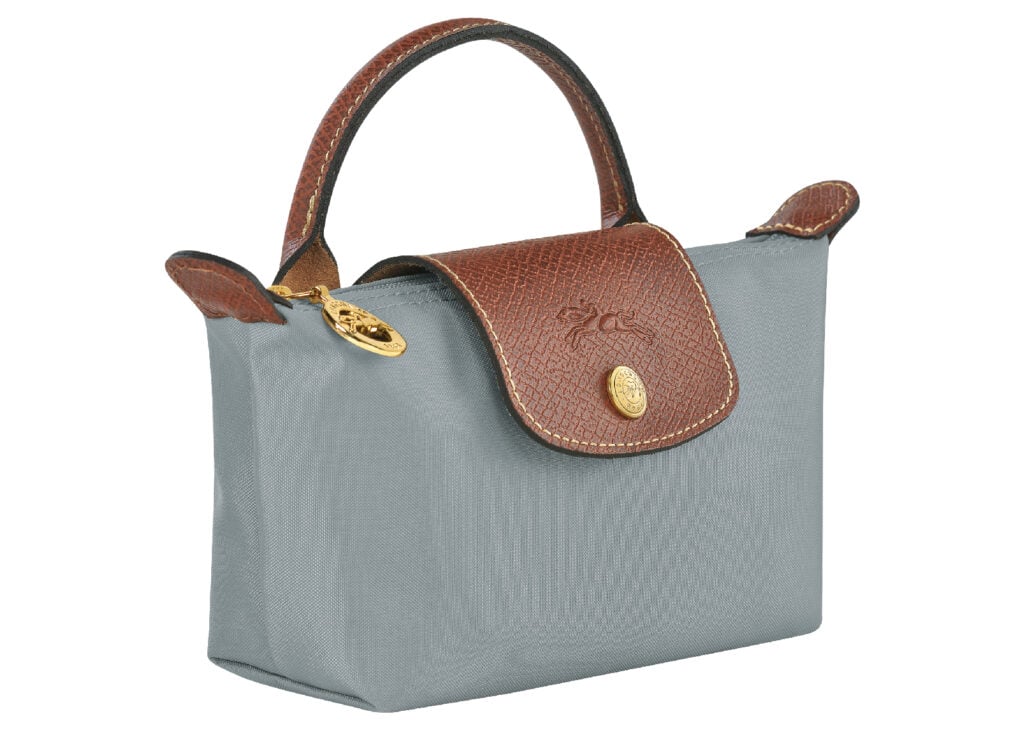 Longchamp Le Pliage Original Pouch With Handle Steel - 34175089P80 ...