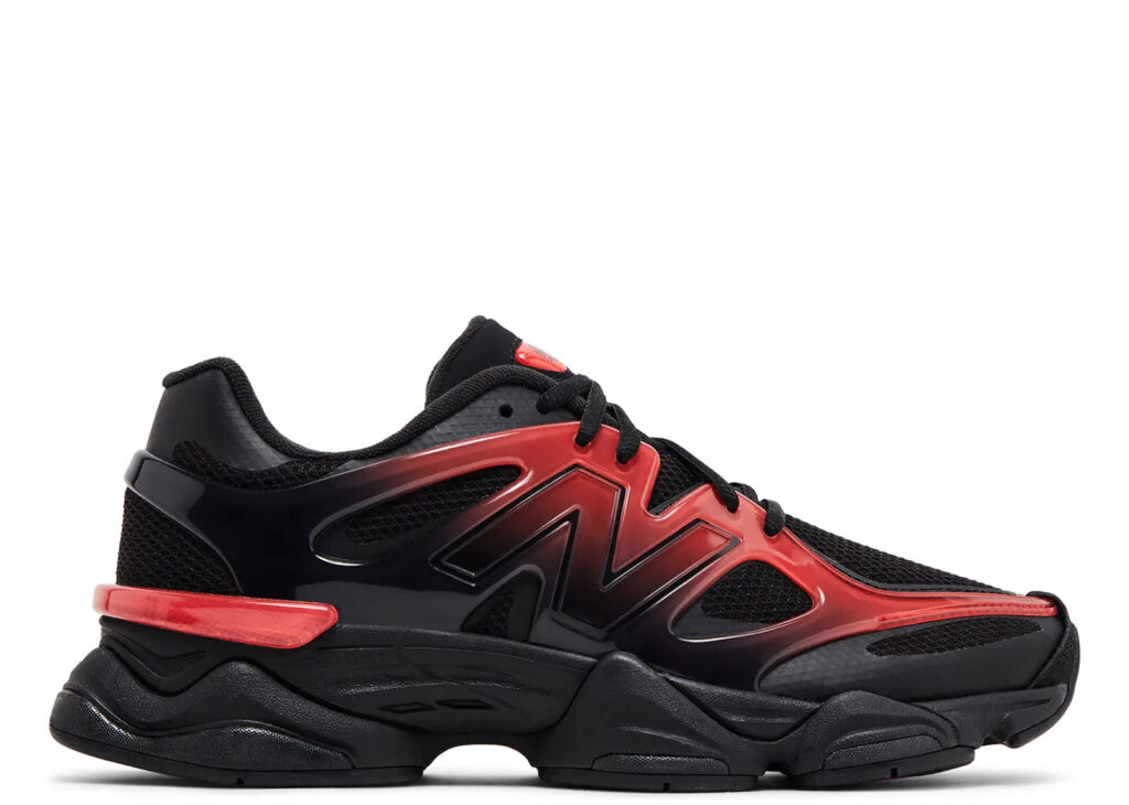 New Balance 9060 Black Red Gradient - U9060IDZ | Sneaker Baker
