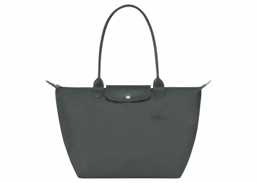 Longchamp Le Pliage Green Large Tote Bag Graphite - L1899919P66 ...