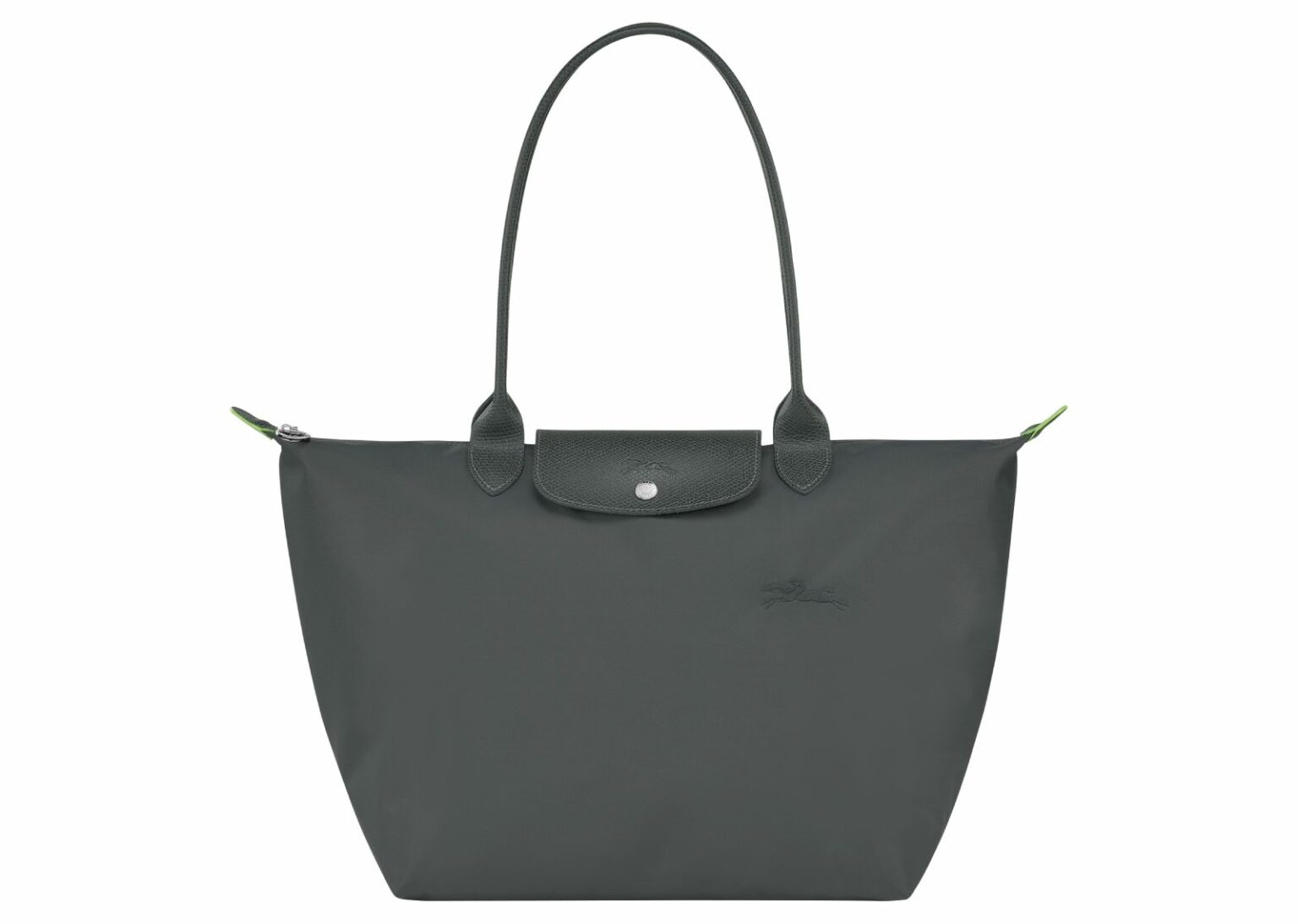 Longchamp Le Pliage Green Large Tote Bag Graphite - L1899919P66 ...
