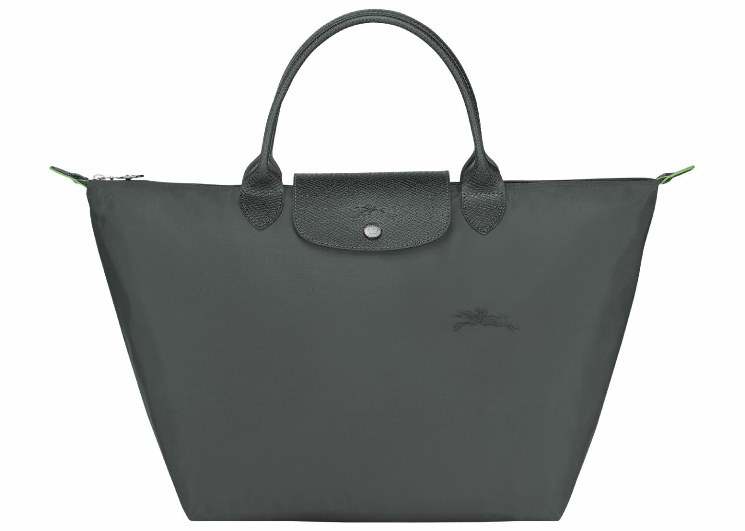 Longchamp Le Pliage Green Medium Handbag Graphite - L1623919P66 ...