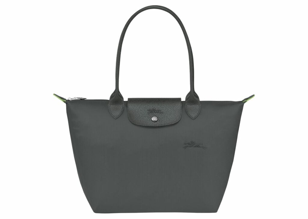 Longchamp Le Pliage Green Medium Tote Bag Graphite - L2605919P66 ...