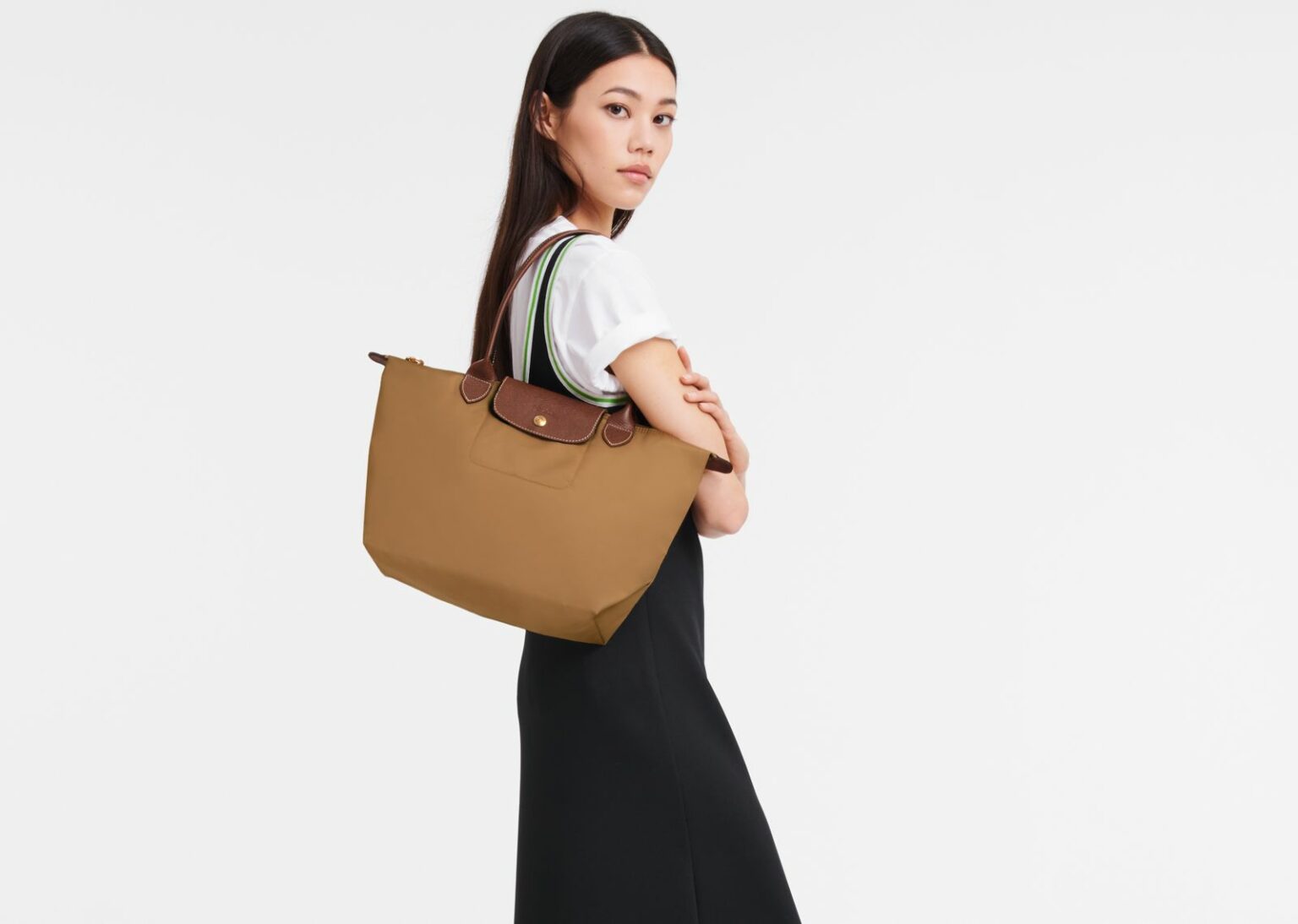 Longchamp Le Pliage Original Medium Tote Bag Fawn - L2605089P86 ...