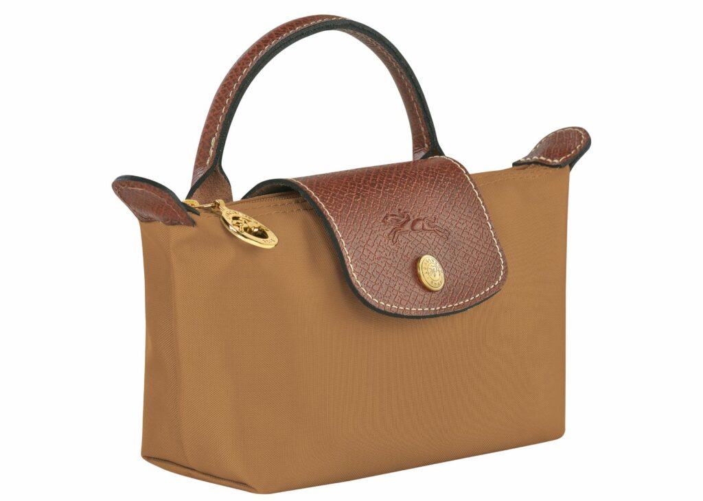 Longchamp Le Pliage Original Pouch With Handle Fawn - 34175089P86 ...