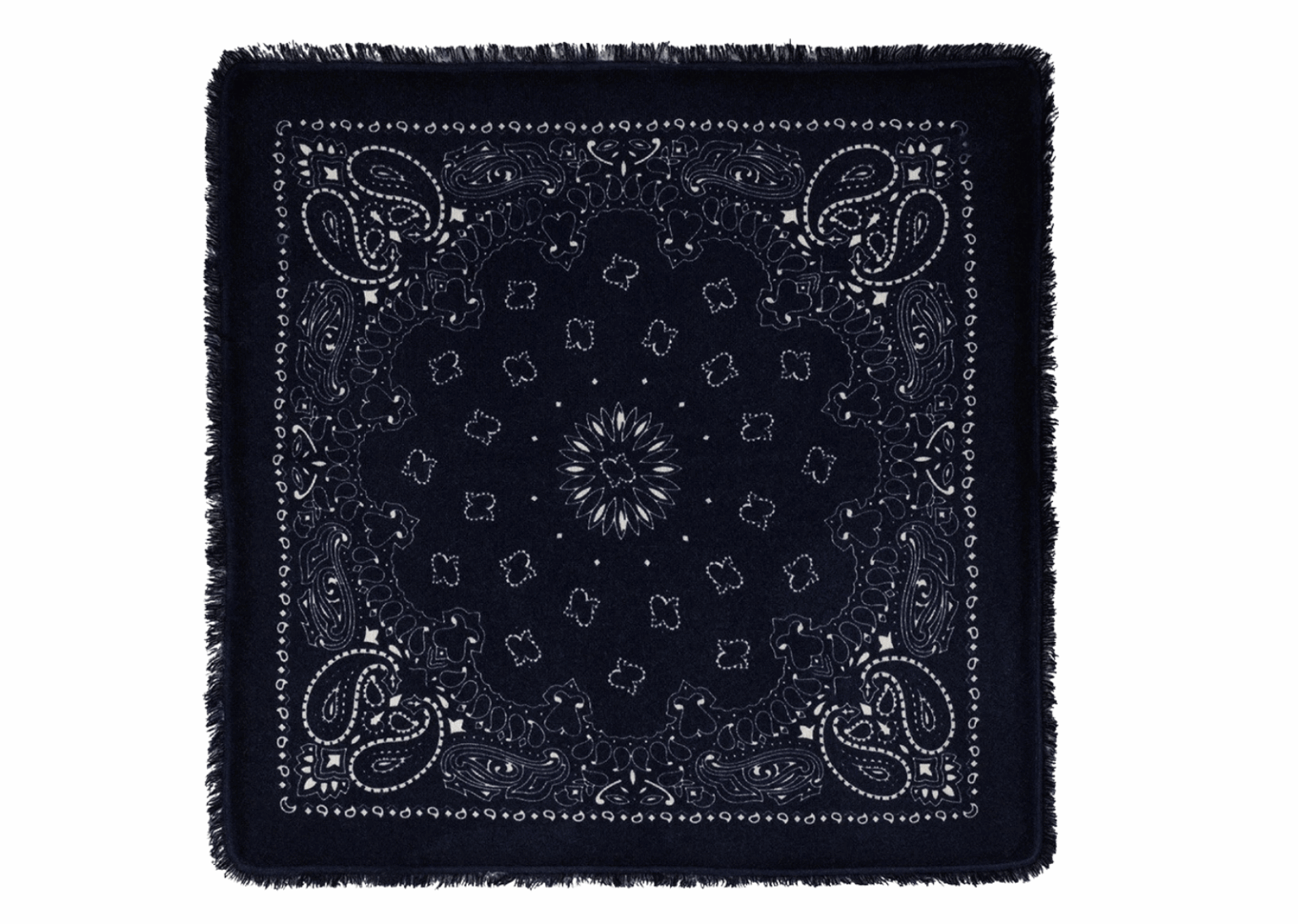 Kujten Small Cashmere Bandana Hachi Dark Navy Blue - AK_2220-80 ...