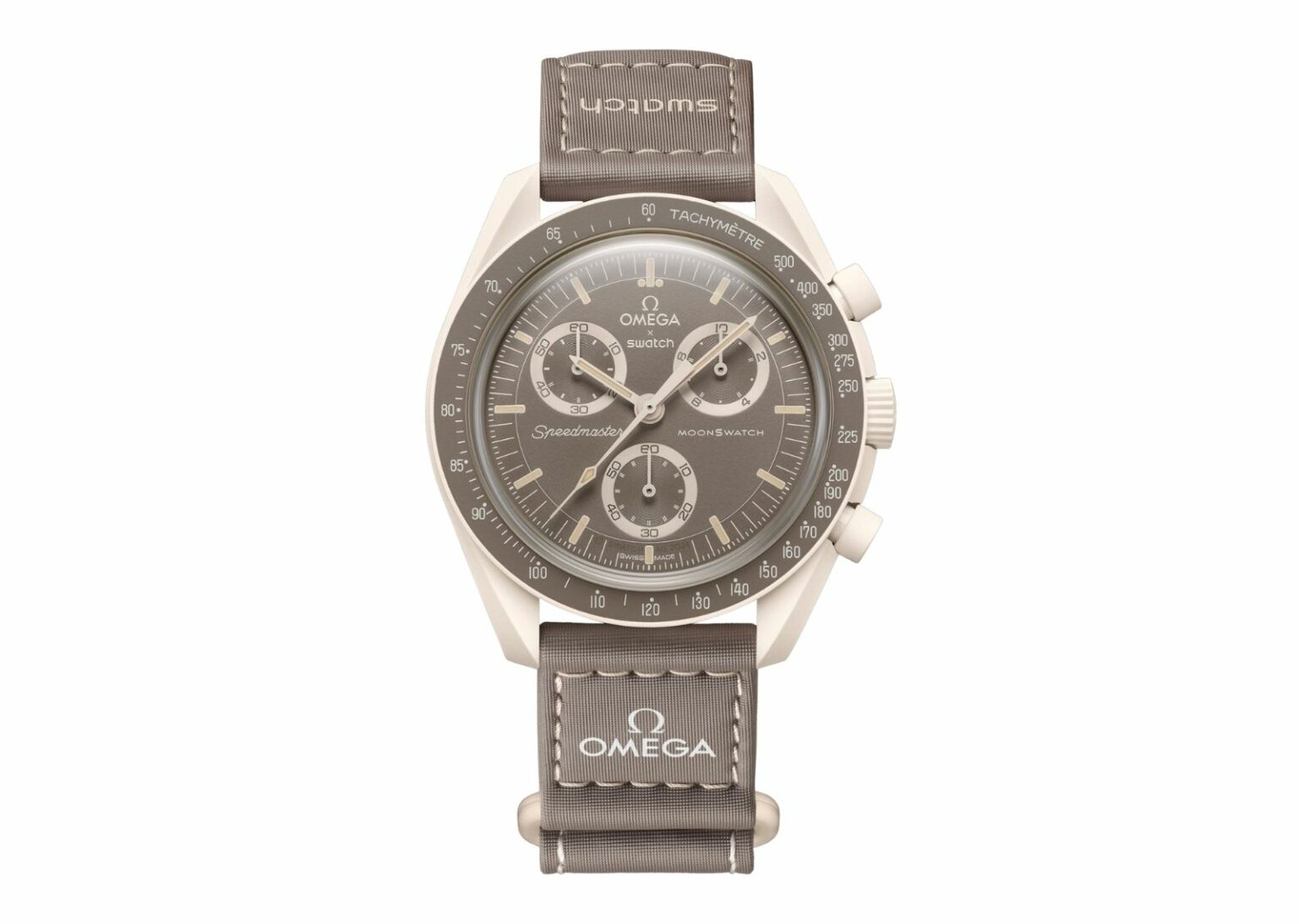 Swatch x Omega Bioceramic Moonswatch Mission On Earth Desert - SO33T103 ...