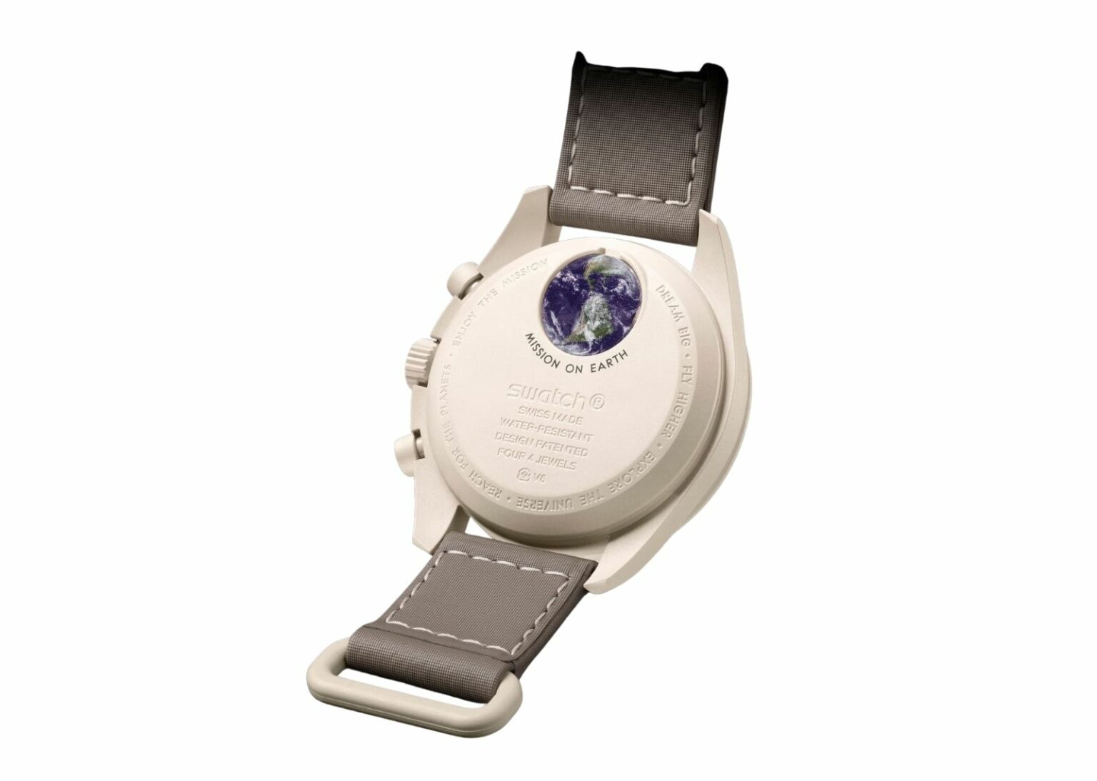Swatch x Omega Bioceramic Moonswatch Mission On Earth Desert - SO33T103 ...