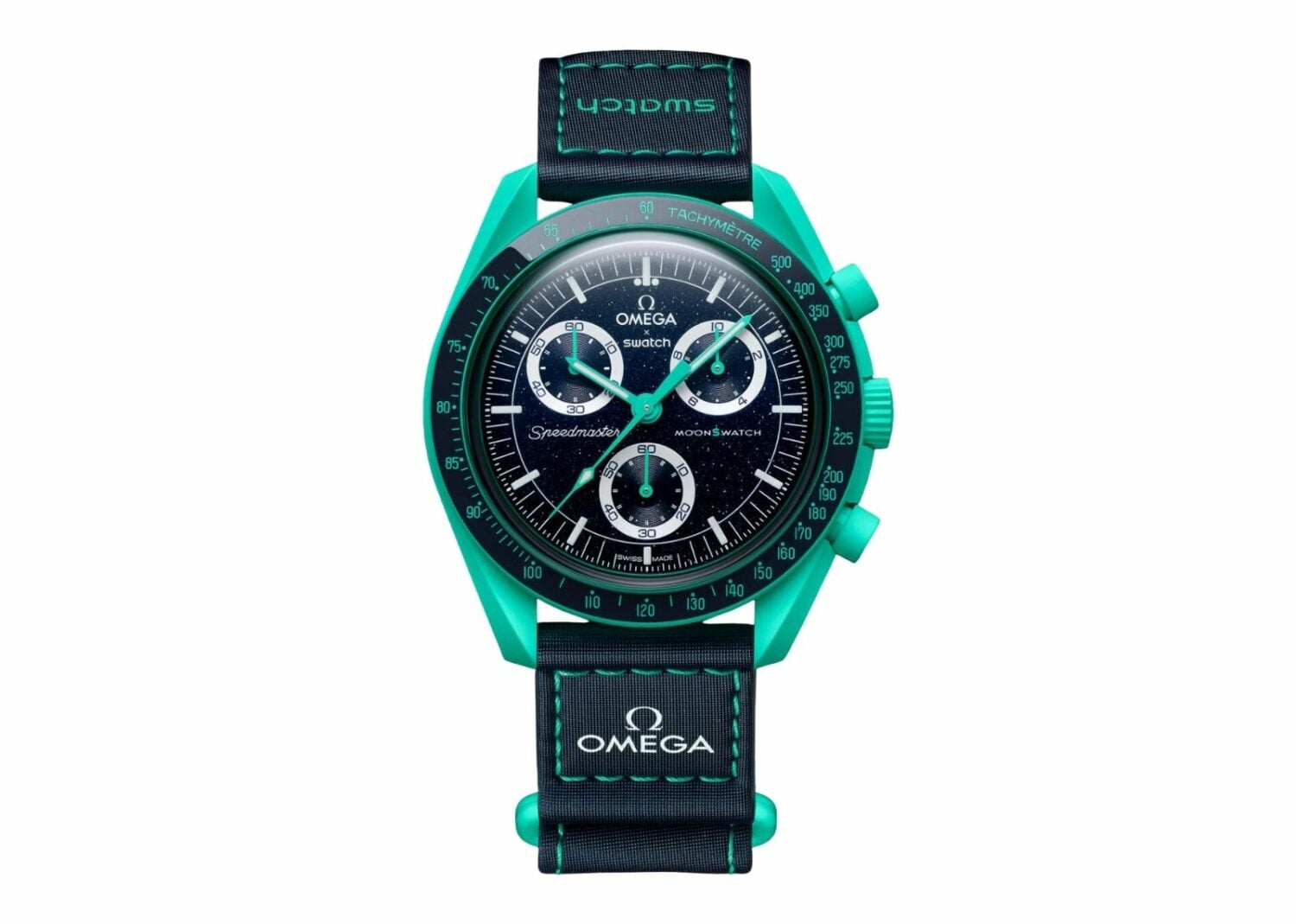 Swatch x Omega Bioceramic Moonswatch Mission On Earth Polar Lights ...
