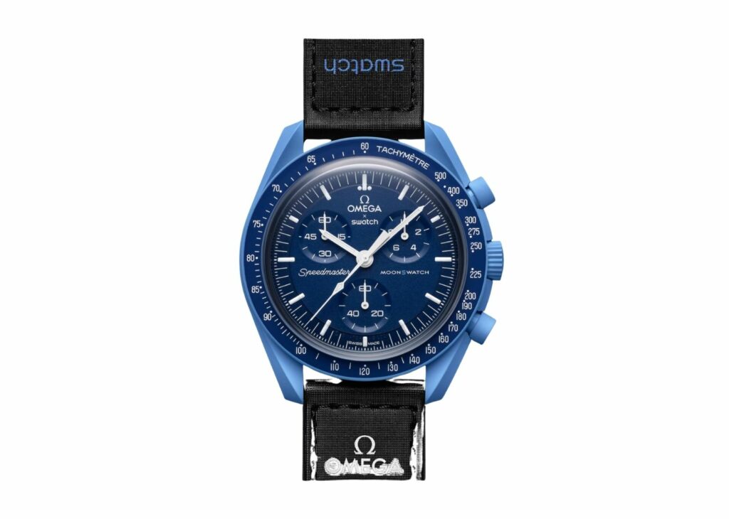 Swatch x Omega Bioceramic Moonswatch Mission to Neptune - SO33N100 ...