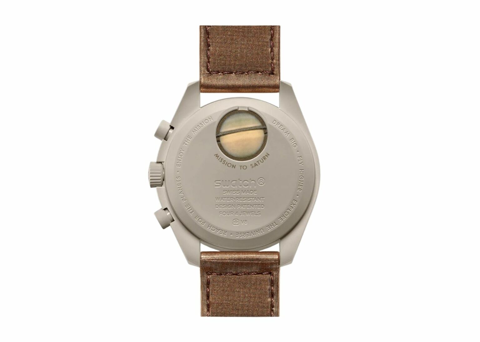 Swatch x Omega Bioceramic Moonswatch Mission to Saturn - SO33T100 ...