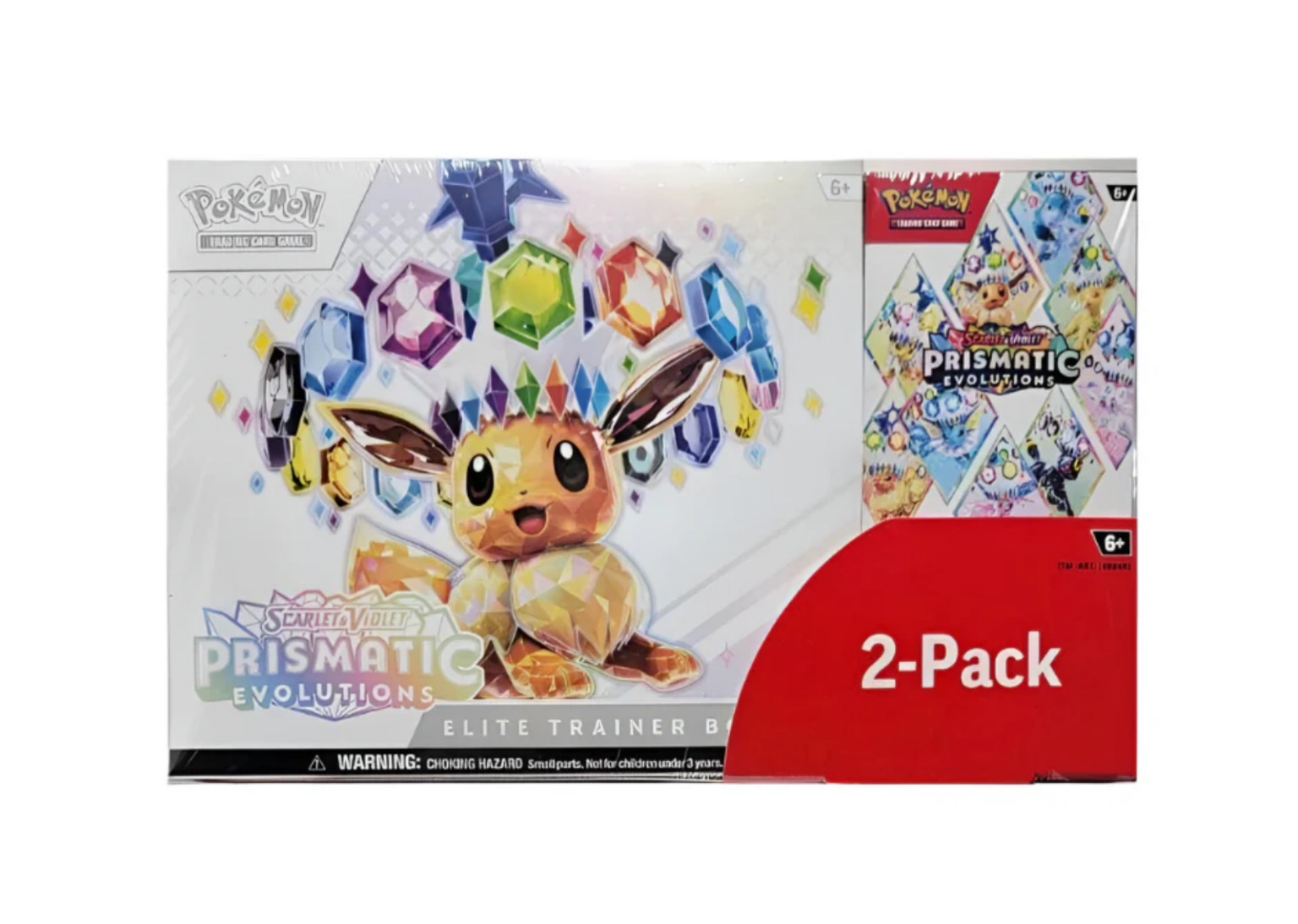 2025 Pokémon Scarlet & Violet Prismatic Evolutions Elite Trainer Box ...