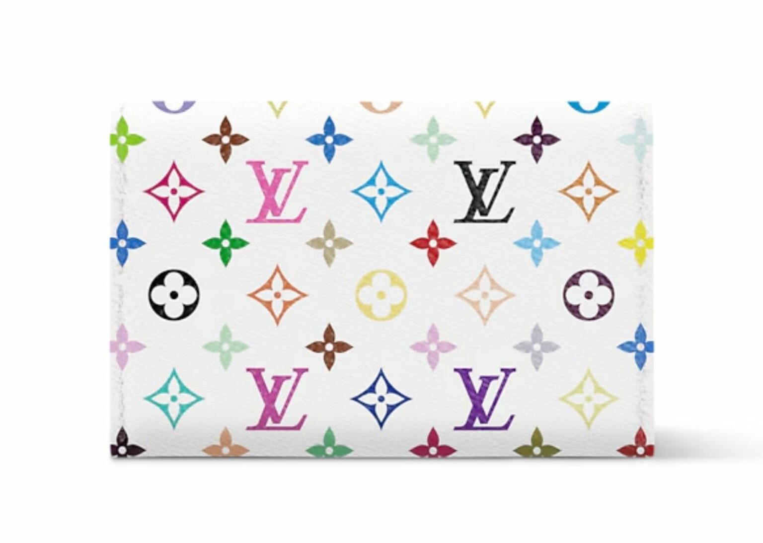 Louis Vuitton x Takashi Murakami Slim Card Holder Multicolor White ...