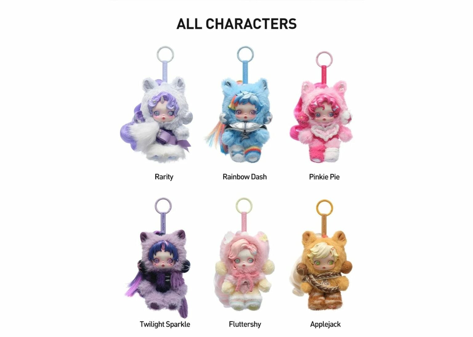 Pop Mart Skullpanda x My Little Pony Series Plush Doll Pendant Sealed ...